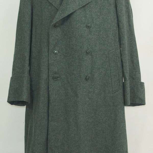 Swiss Army Wool Overcoat - Etsy