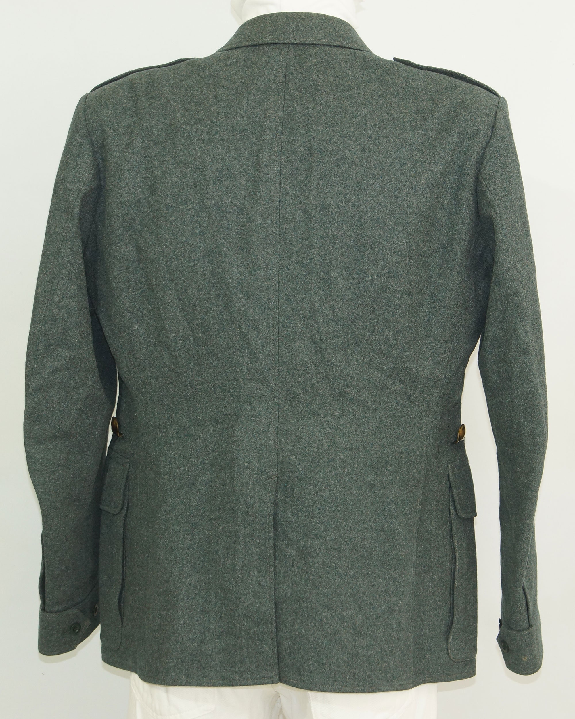Uniform Thick Wool Trench Vintage Dark Gray Army Military Jacket - Etsy