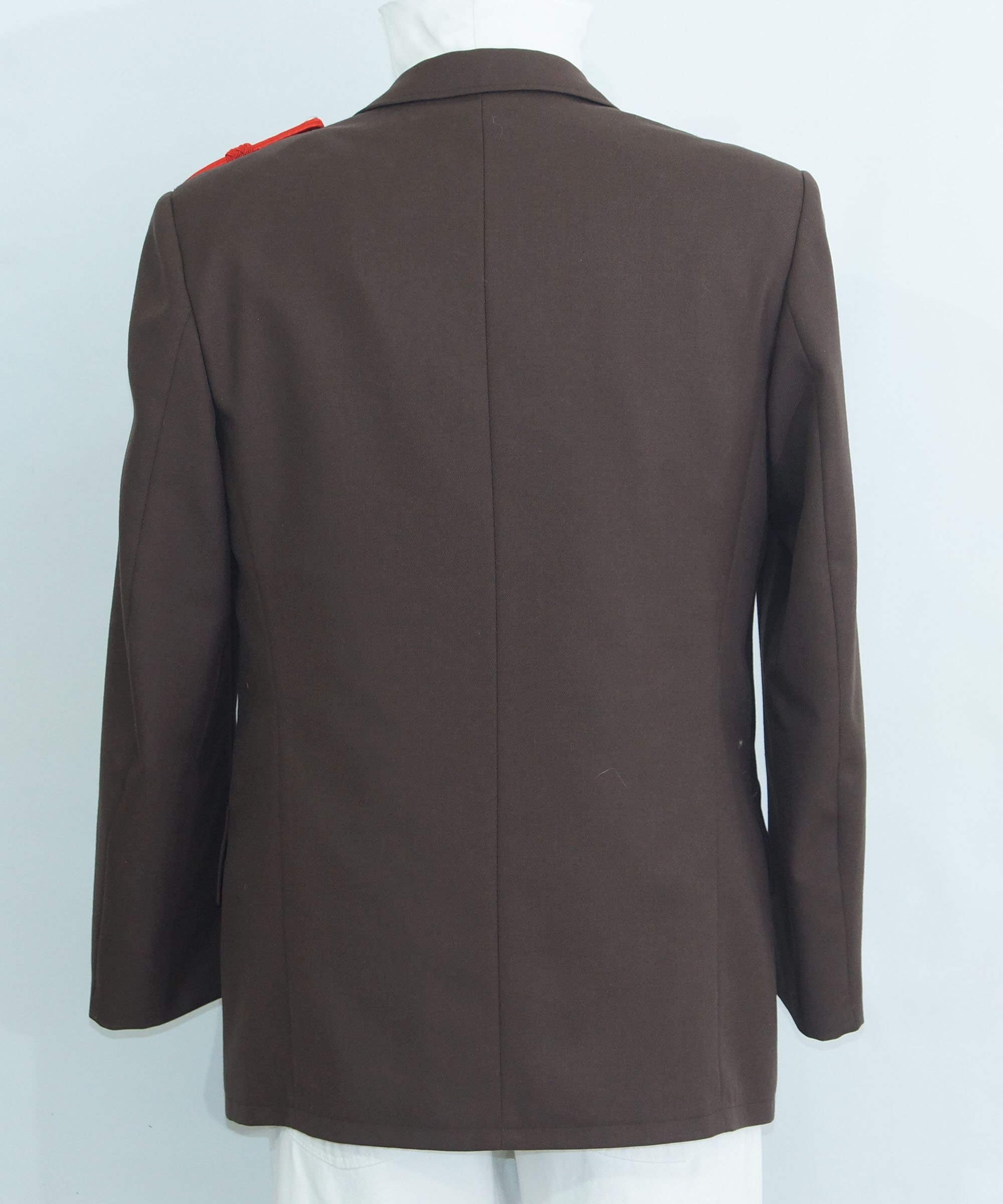 Uniform Trench Vintage Brown Austrian Army Military Jacket "obergralla ...