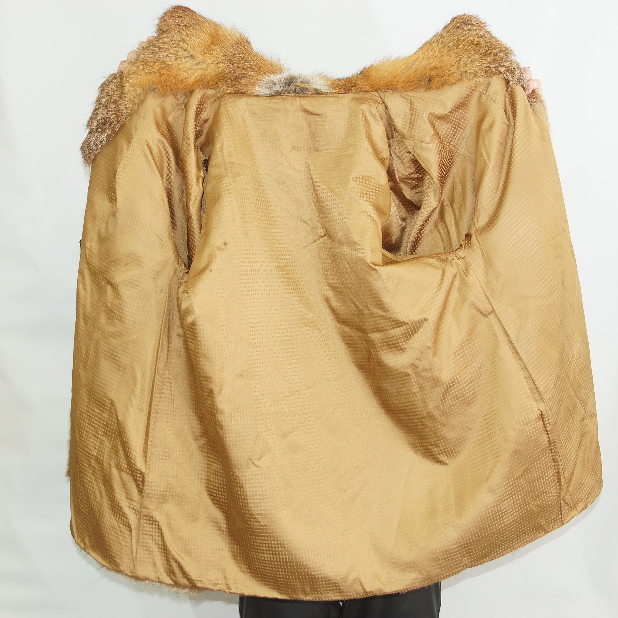 Vintage Red Fox Fur Coat Timeless Elegant Warm Jacket - Etsy