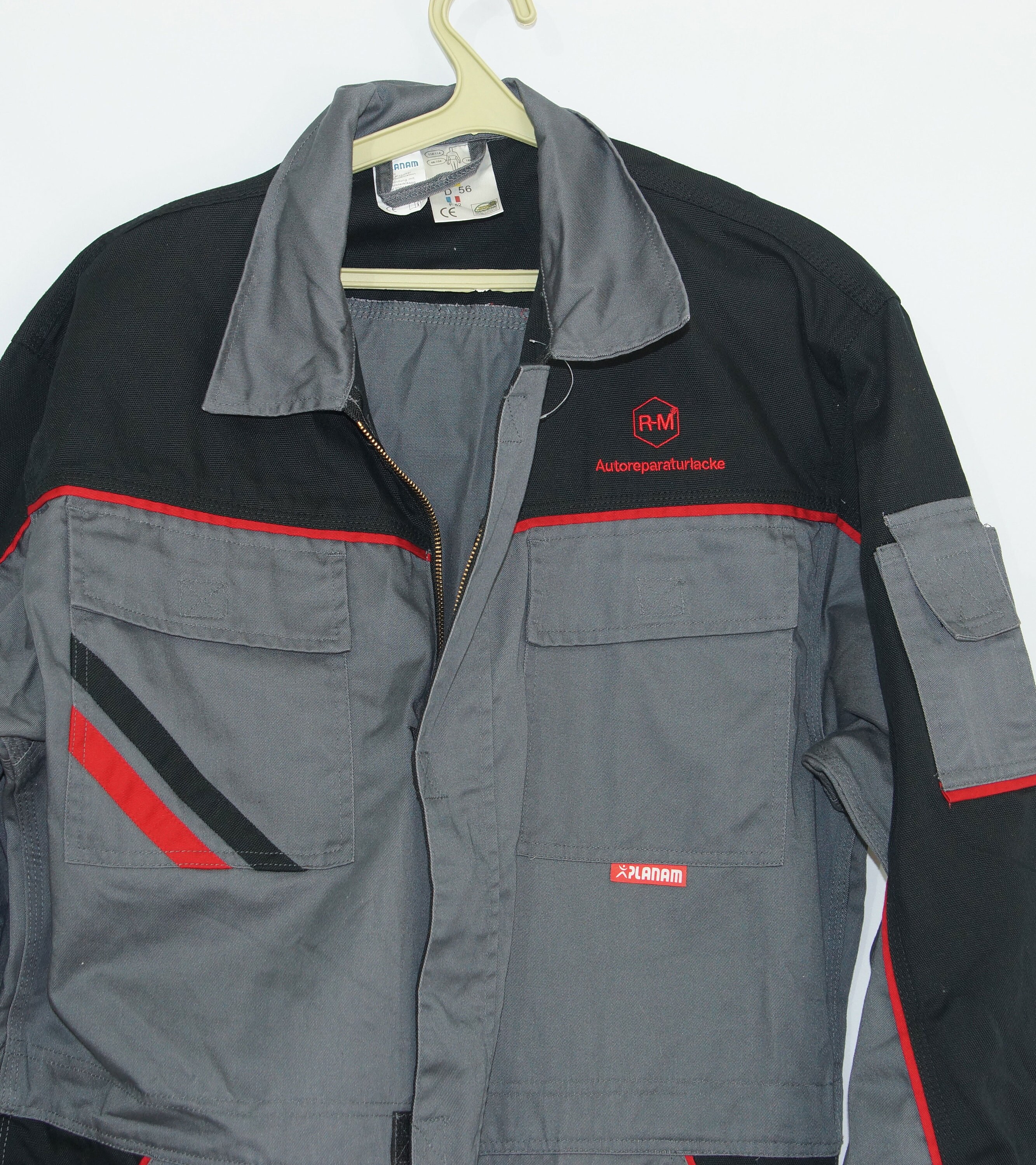 Poly Cotton Work Wear Overalls Long Sleeve Gray/black Jumpsuit Boiler ...