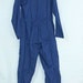 Vintage Poly Cotton Work Wear Overalls Long Sleeve Blue Jumpsuit Boiler ...