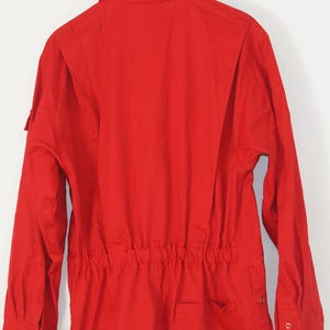 Vintage Cotton Workwear Overalls Long Sleeve Red Work Suit Marked Size ...
