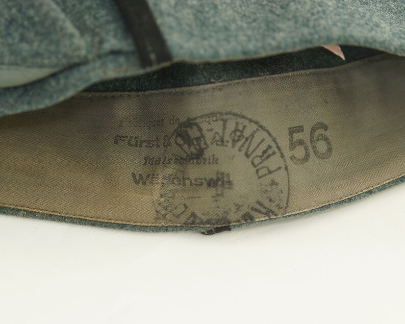 Vintage Swiss Army Garrison Hat Winter Wool Side Hat 1960s Marked Size ...