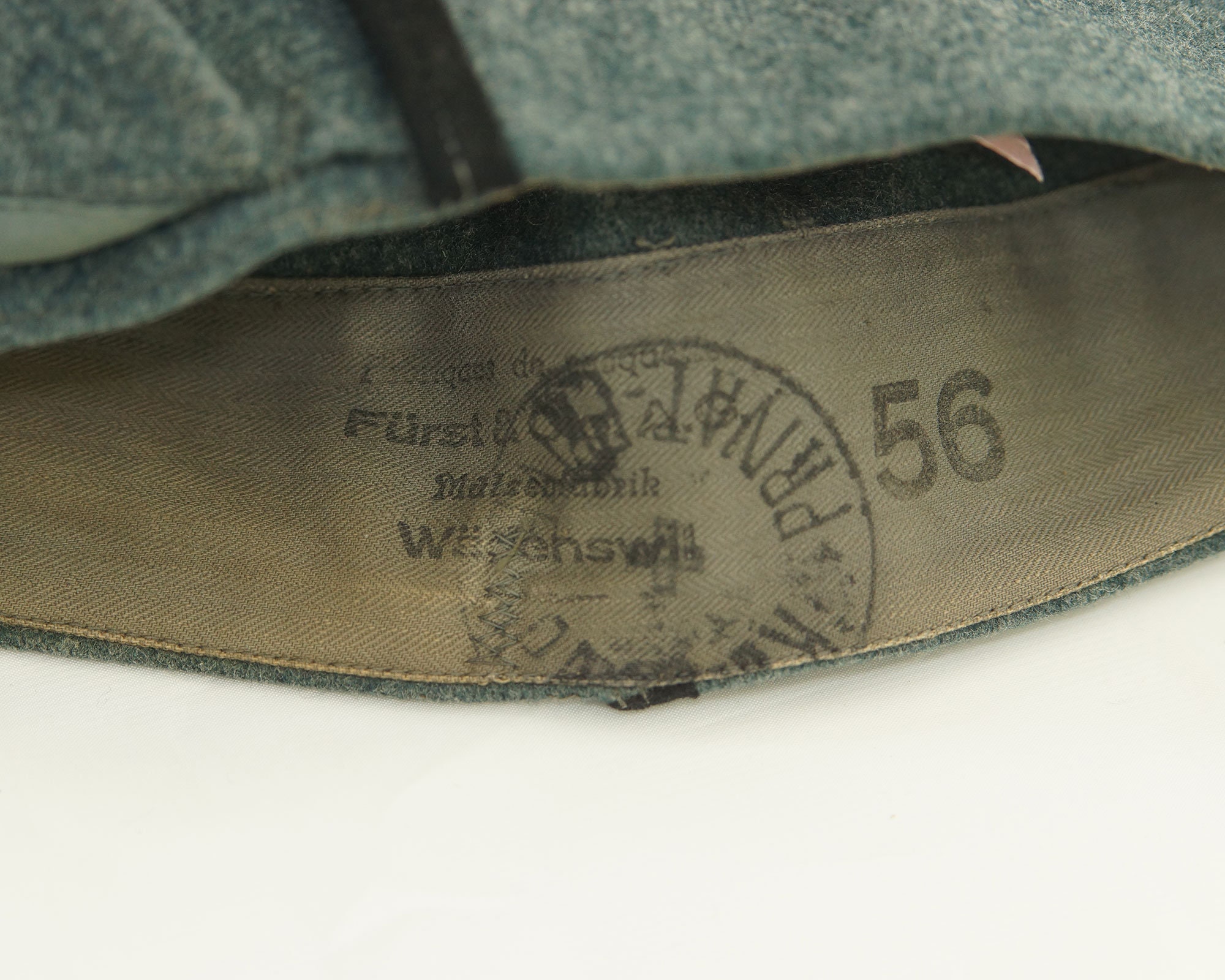 Vintage Swiss Army Garrison Hat Winter Wool Side Hat 1960s Marked Size ...