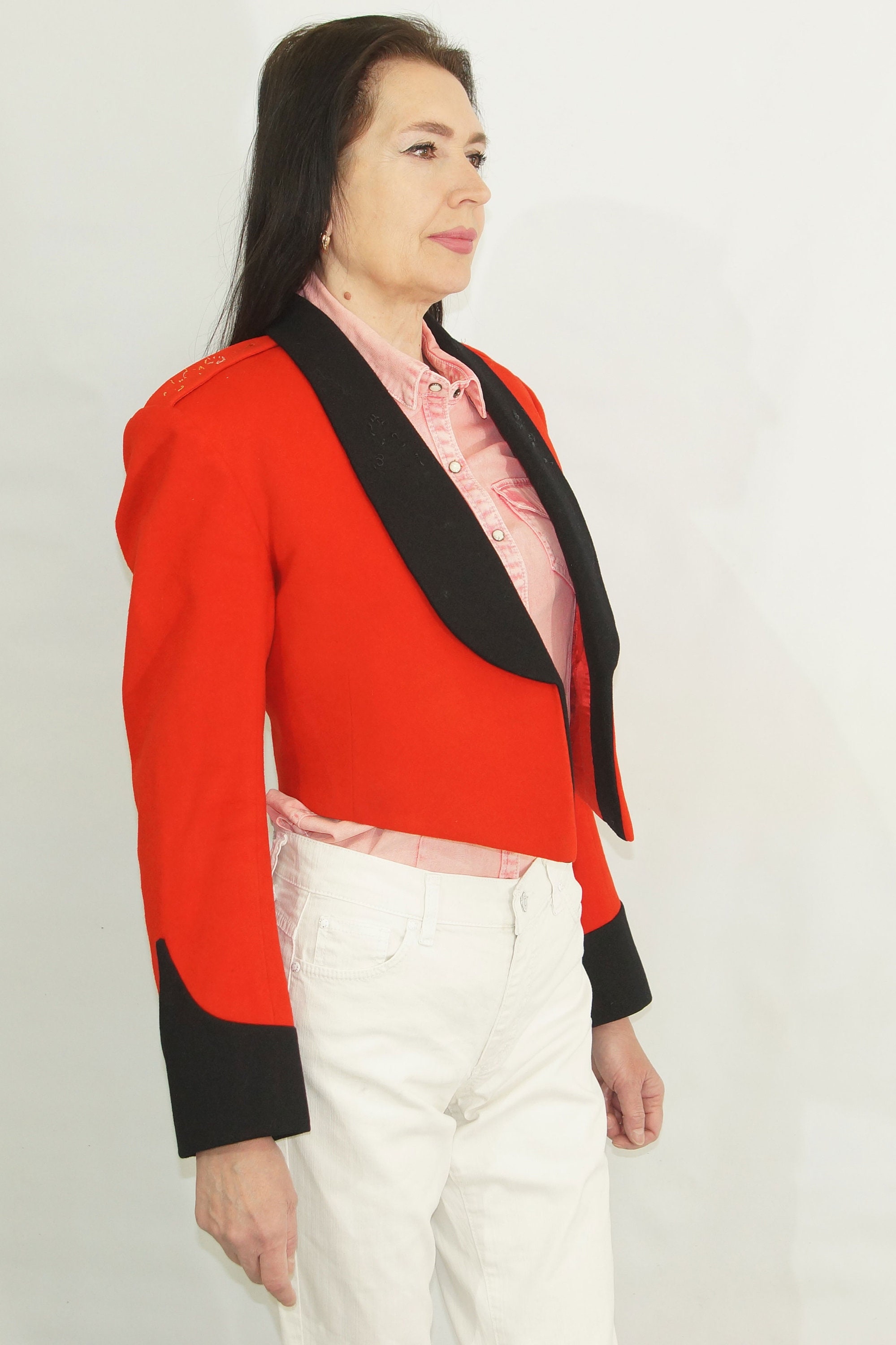 Royal Engineers Mess Dress Red Uniform Jacket Vintage Ceremonial Parade ...