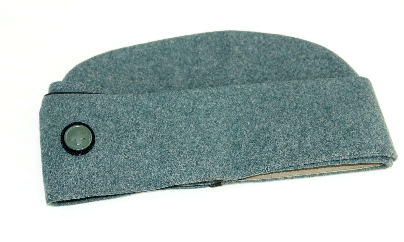 Vintage Swiss Army Garrison Hat Winter Wool Side Hat 1960s Marked Size ...