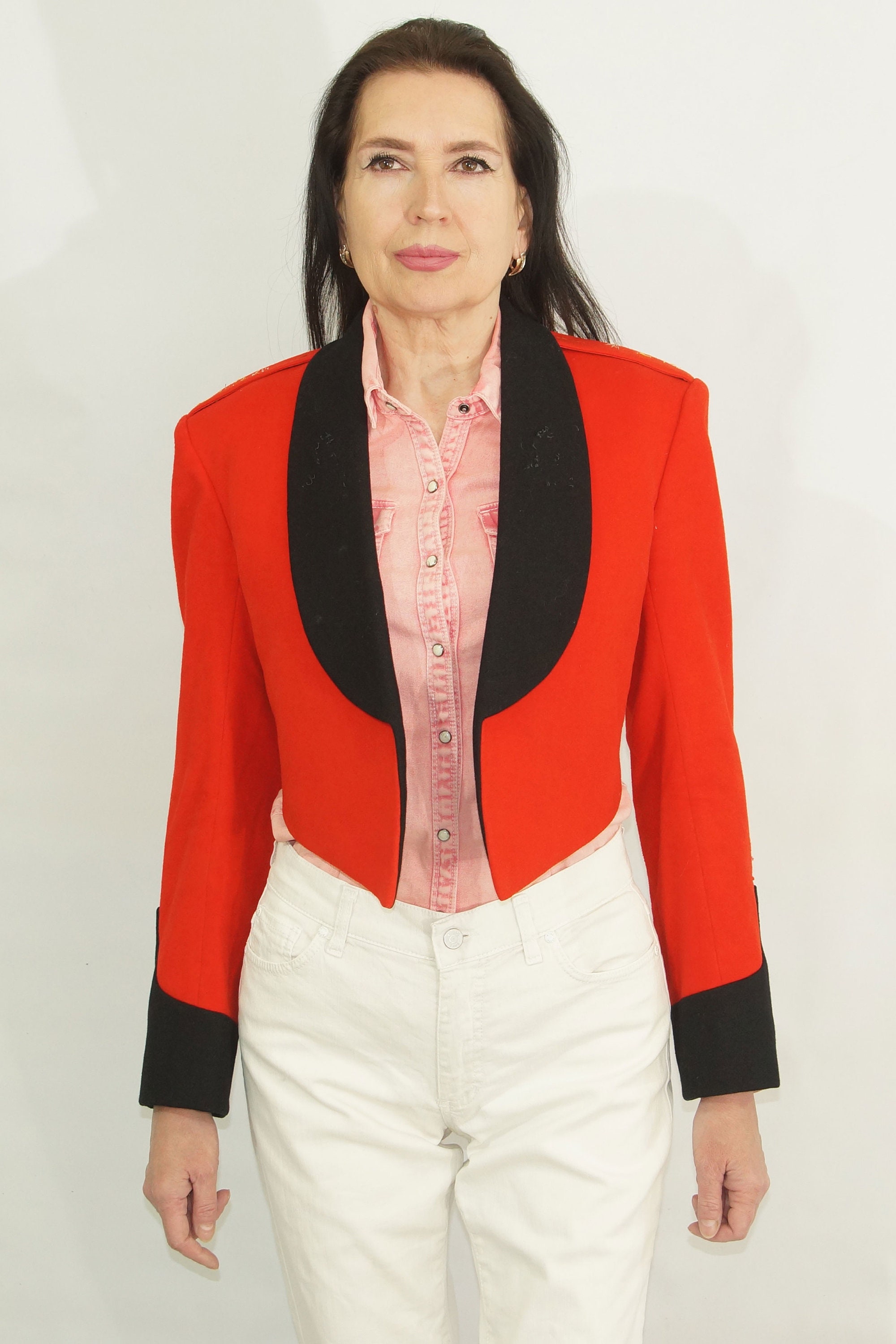 Royal Engineers Mess Dress Red Uniform Jacket Vintage Ceremonial Parade ...