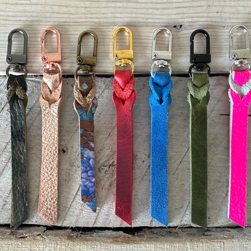 Leather Zipper Pull - Etsy