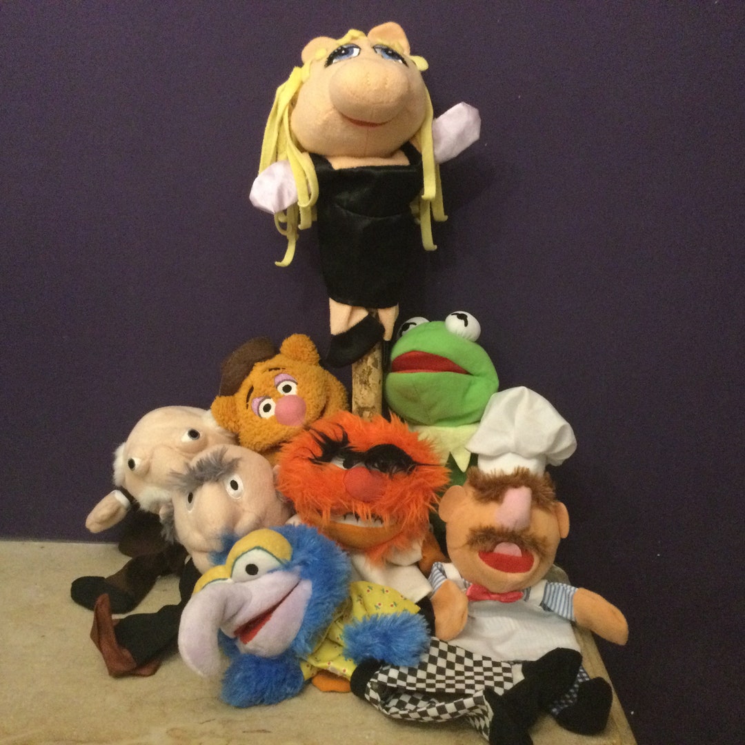 Muppets Hand Puppets, Set of 8 Postcards - Etsy