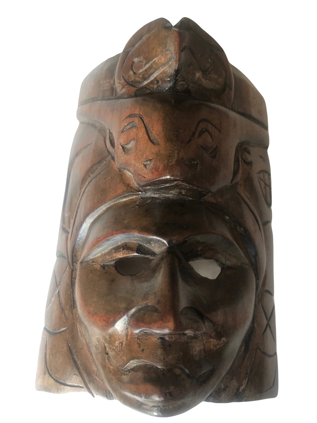 Tekum Uman Mask, Tribal Mask - Etsy