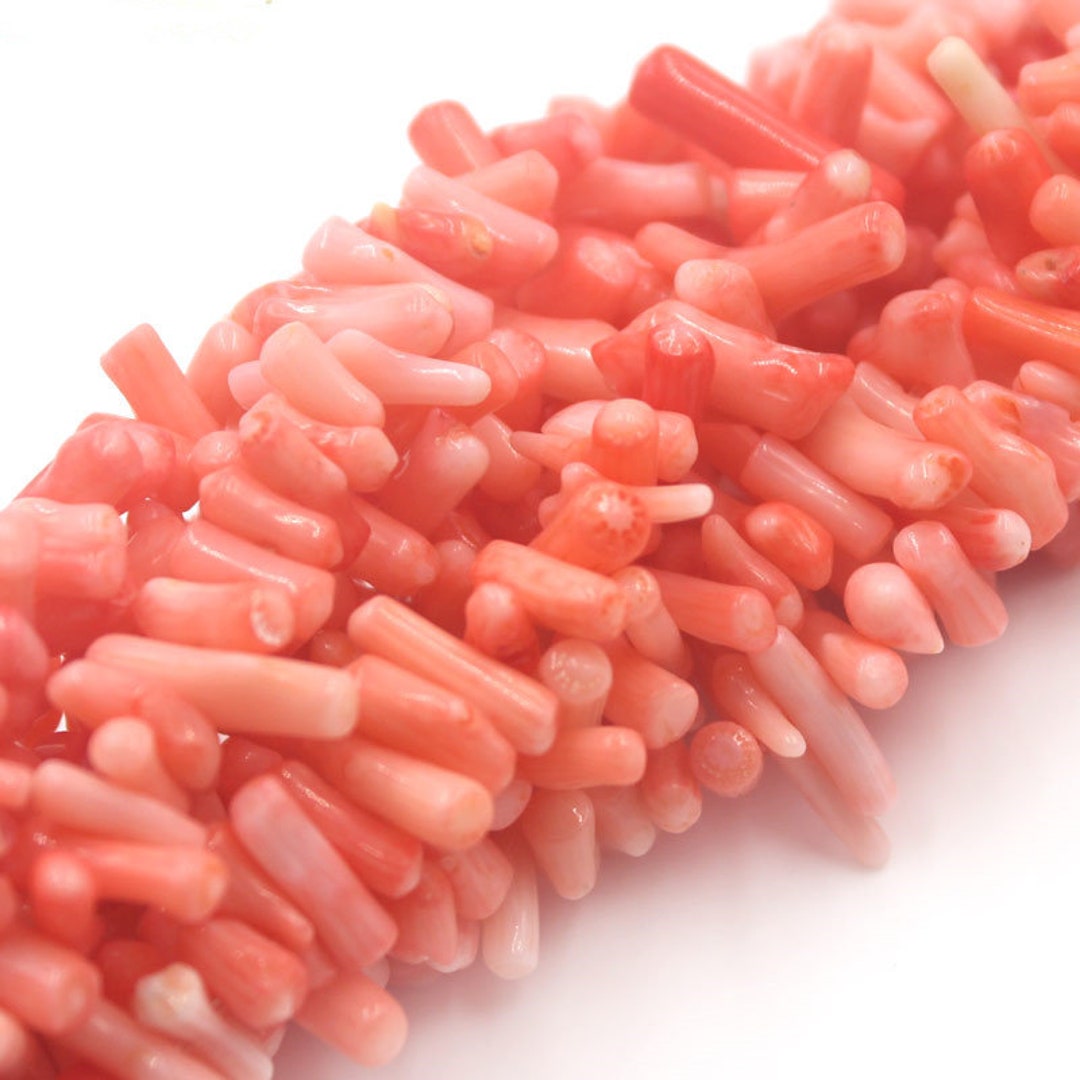 4X13MM Coral Branch Stick Coral Beads, Branch Coral Beads, DIY Jewelry ...