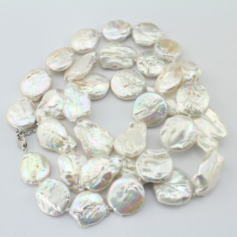 Natural 20-22MM Large Size Freshwater Pearl - Etsy