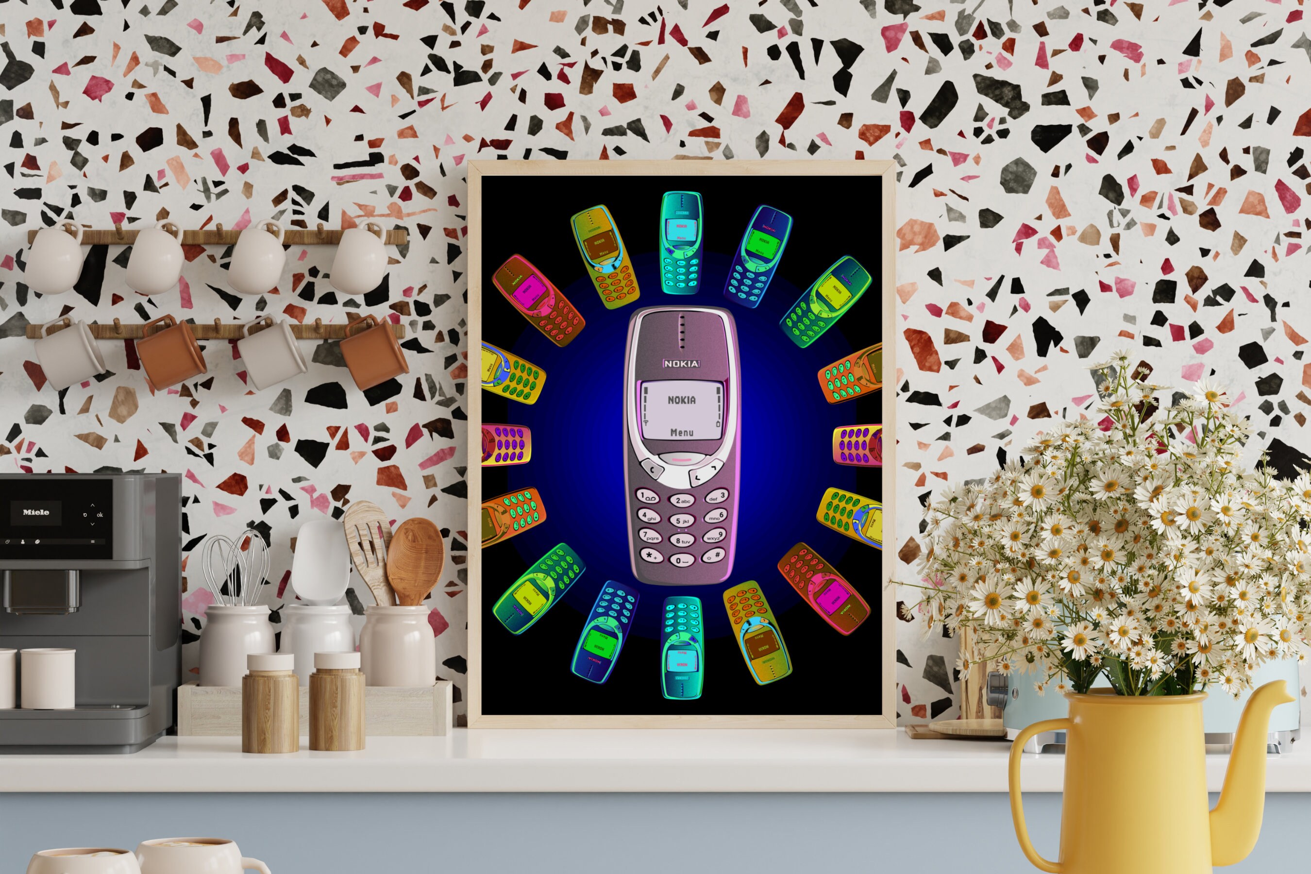 Old School Y2K Nokia Poster - Etsy