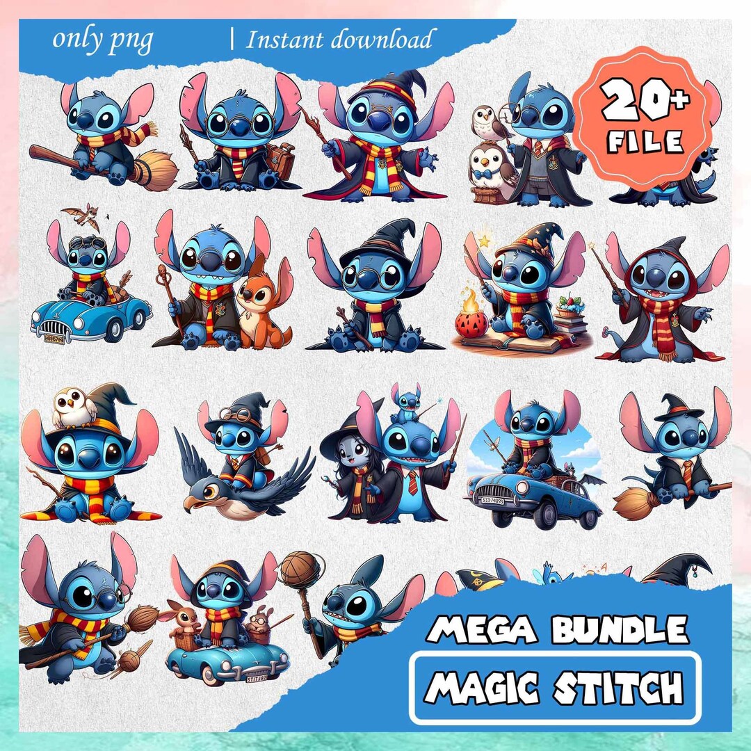 Best Bundle Wizard Stitch Png, Stitch Wizard , Stitch Png, Magic Wizard ...