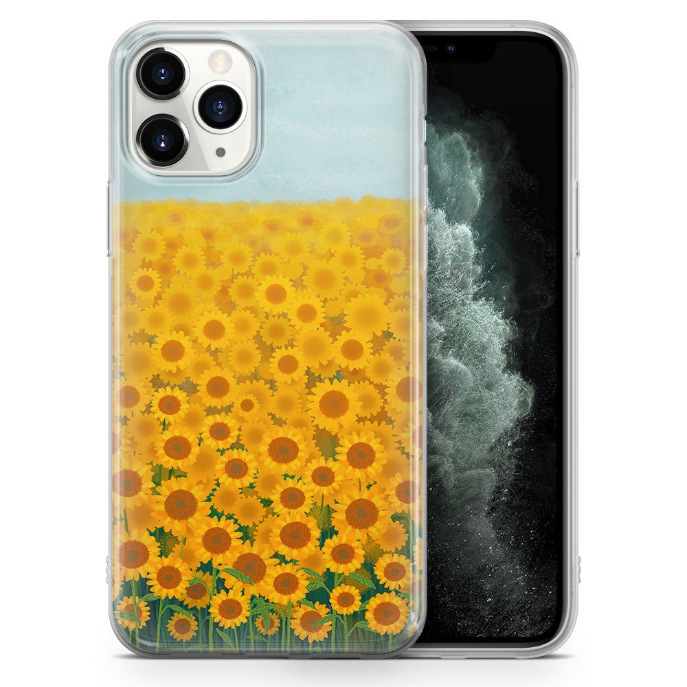 Sunflower Design Yellow Art Summer Sun Nature Pattern Phone - Etsy