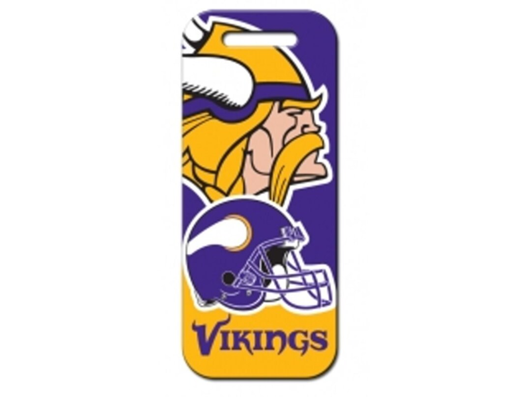 Minnesota Vikings Luggage Tags-personalized Custom Engraved- FREE ...