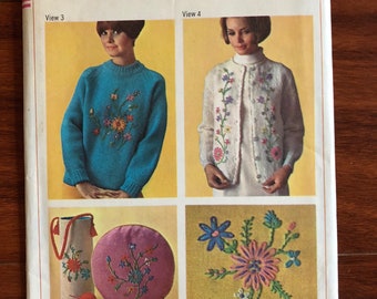 Vintage 1960s Simplicity Sewing Pattern 4028 Skirt Blouse and | Etsy