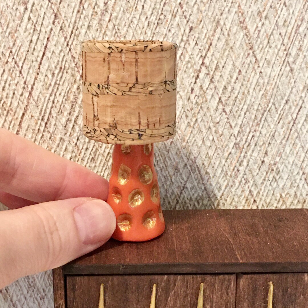 1/12 Scale Miniature Handmade Midcentury Lamp - Etsy