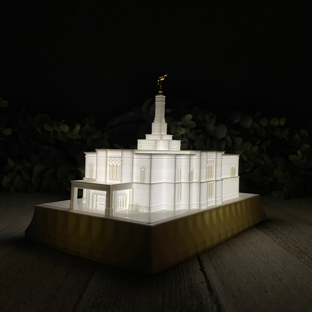 Snowflake Arizona Latter-day Temple Night Light Statue - LDS - the ...