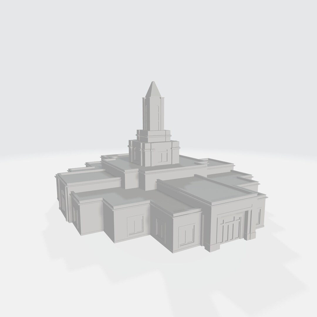 Downloadable 3D Model - Grand Junction Colorado Temple - 3D Printable ...