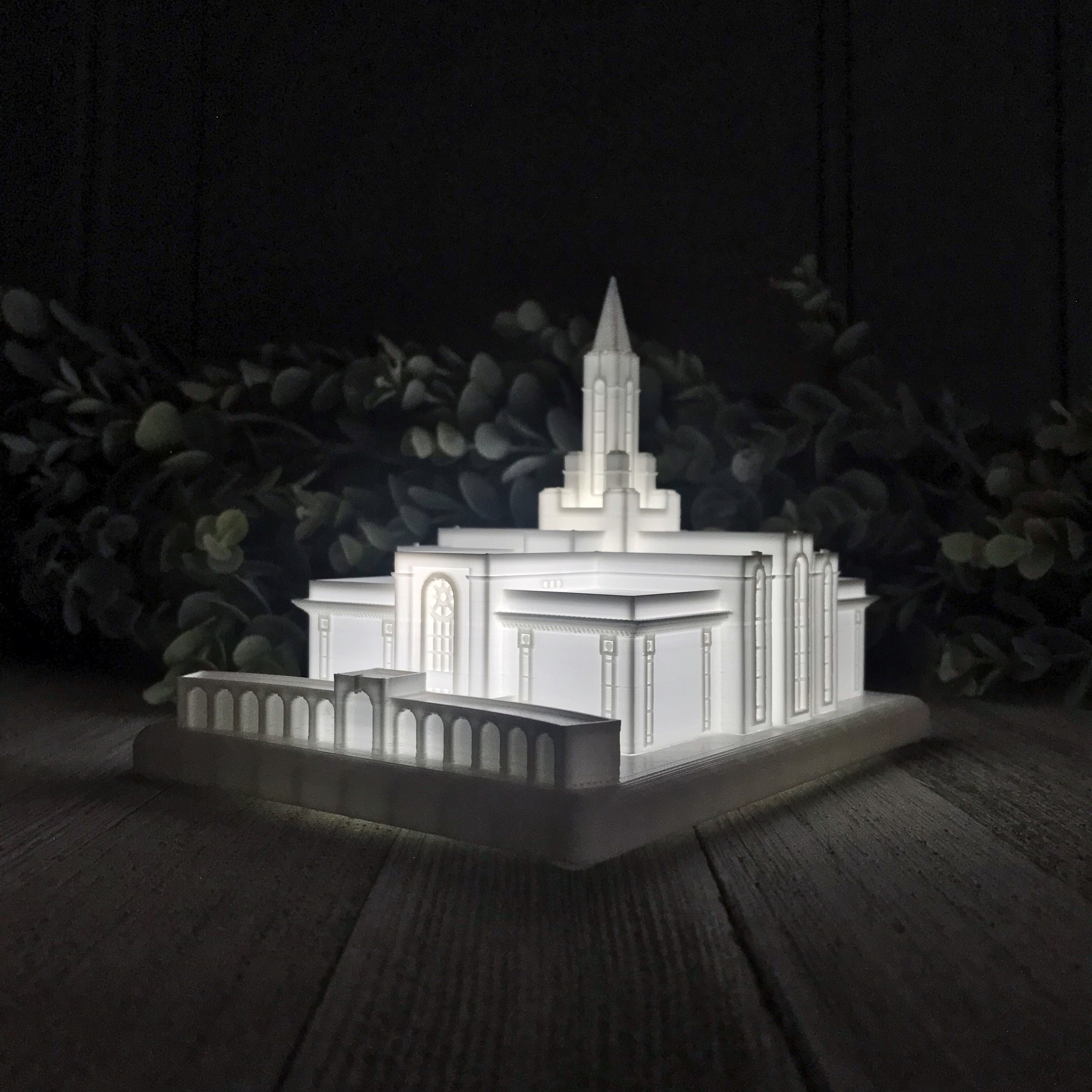 Bountiful Utah Latter-day Temple Night Light Statue LDS | Etsy
