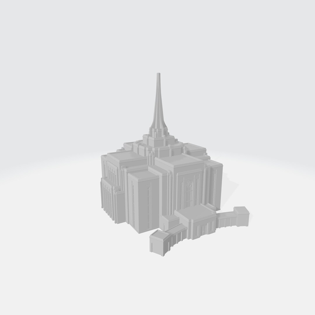Downloadable 3D Model - Gilbert Arizona Temple - 3D Printable - Etsy