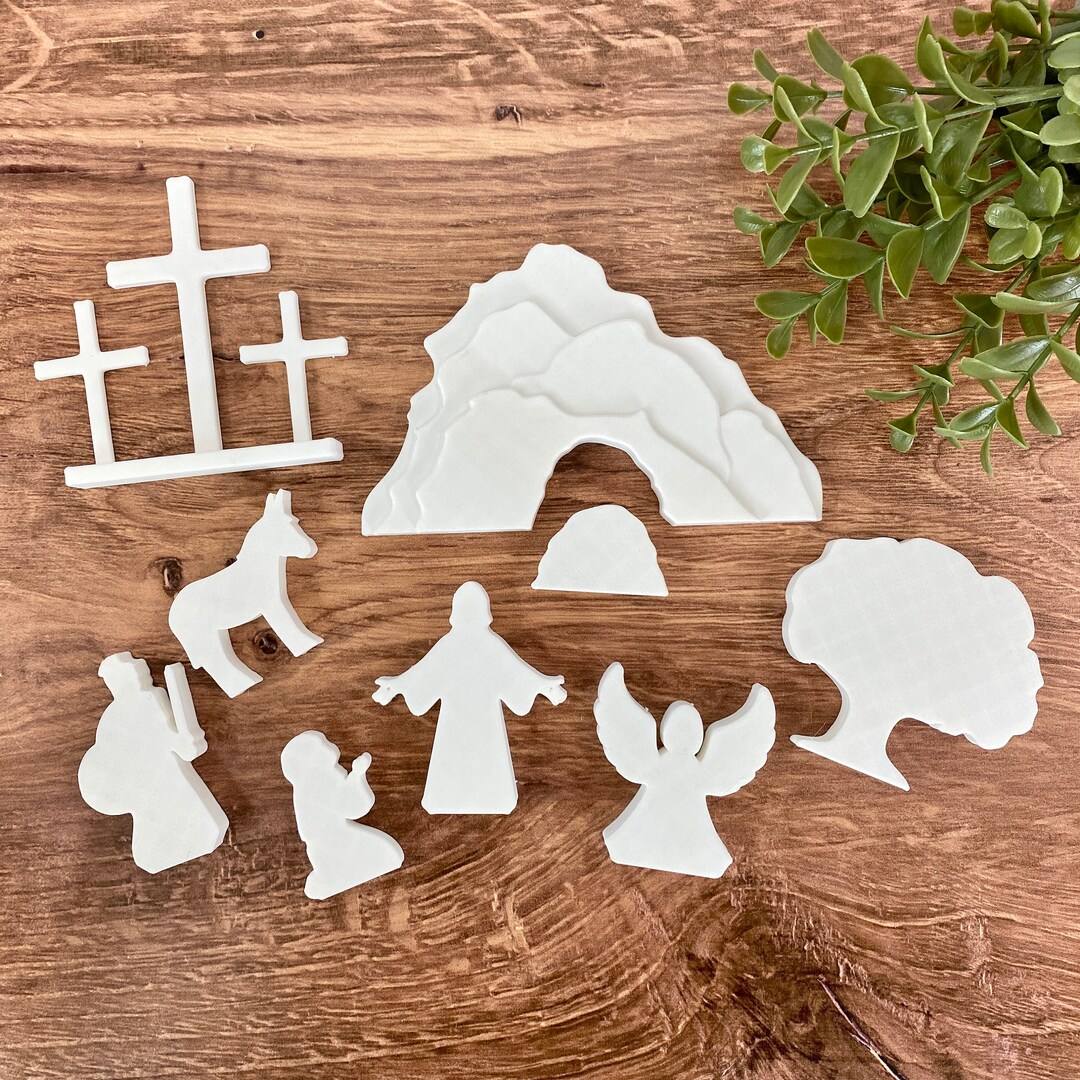 Easter Resurrection Scene - 9-piece Set - Holiday - Easter - Jesus ...