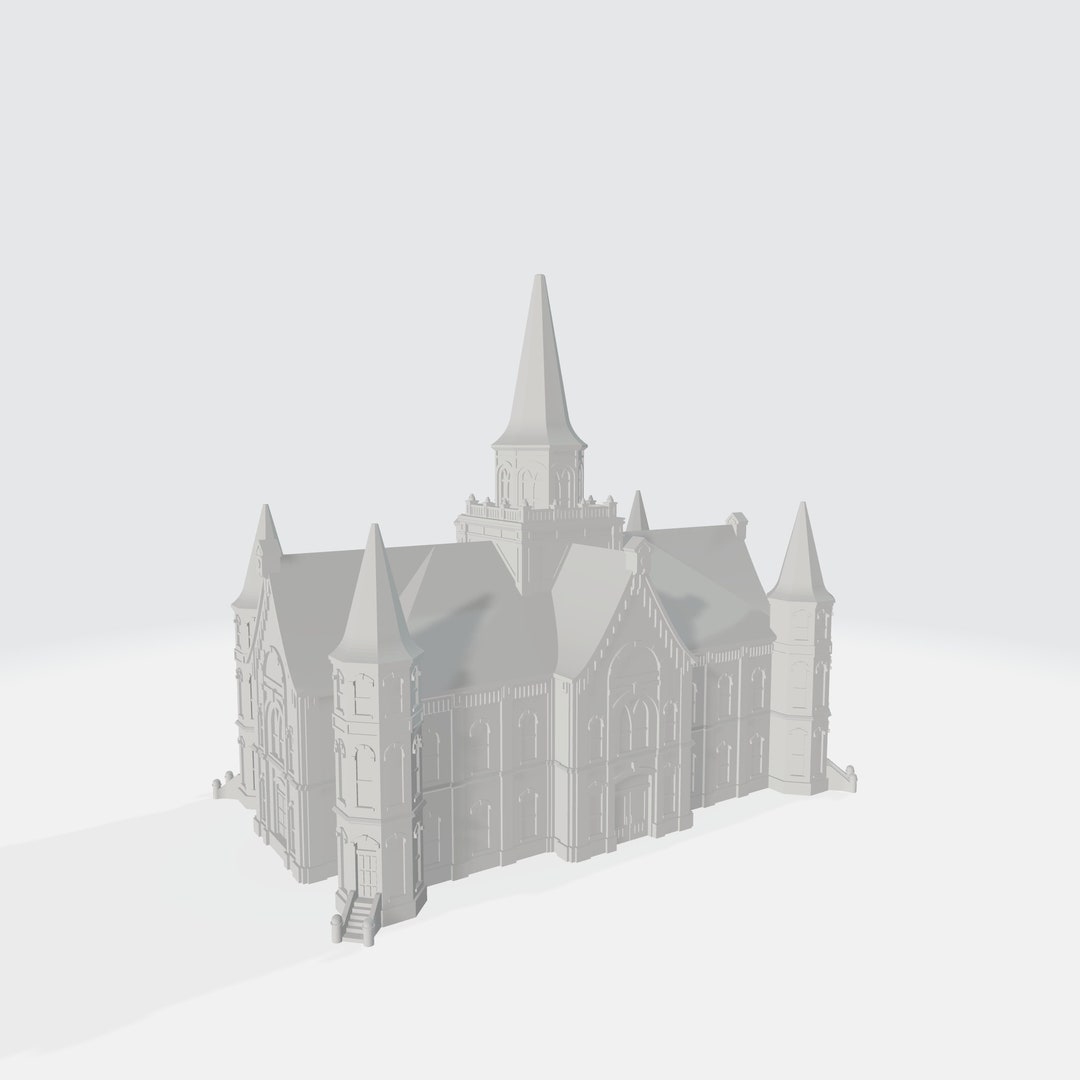 Downloadable 3D Model - Provo City Center Utah Temple - 3D Printable - Etsy