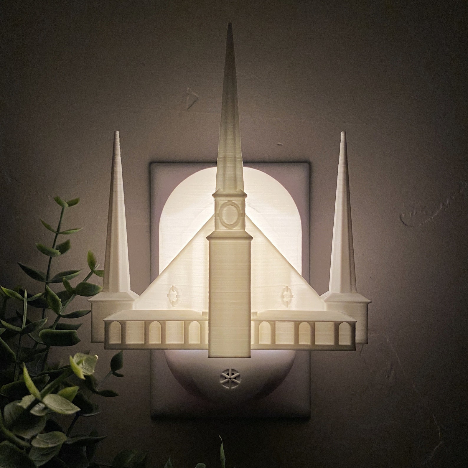 Stockholm Sweden Temple Wall Night Light - Plug-in - LED - LDS - Etsy