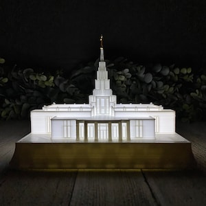 Phoenix Arizona Latter-day Temple Night Light Statue - LDS - the Church ...