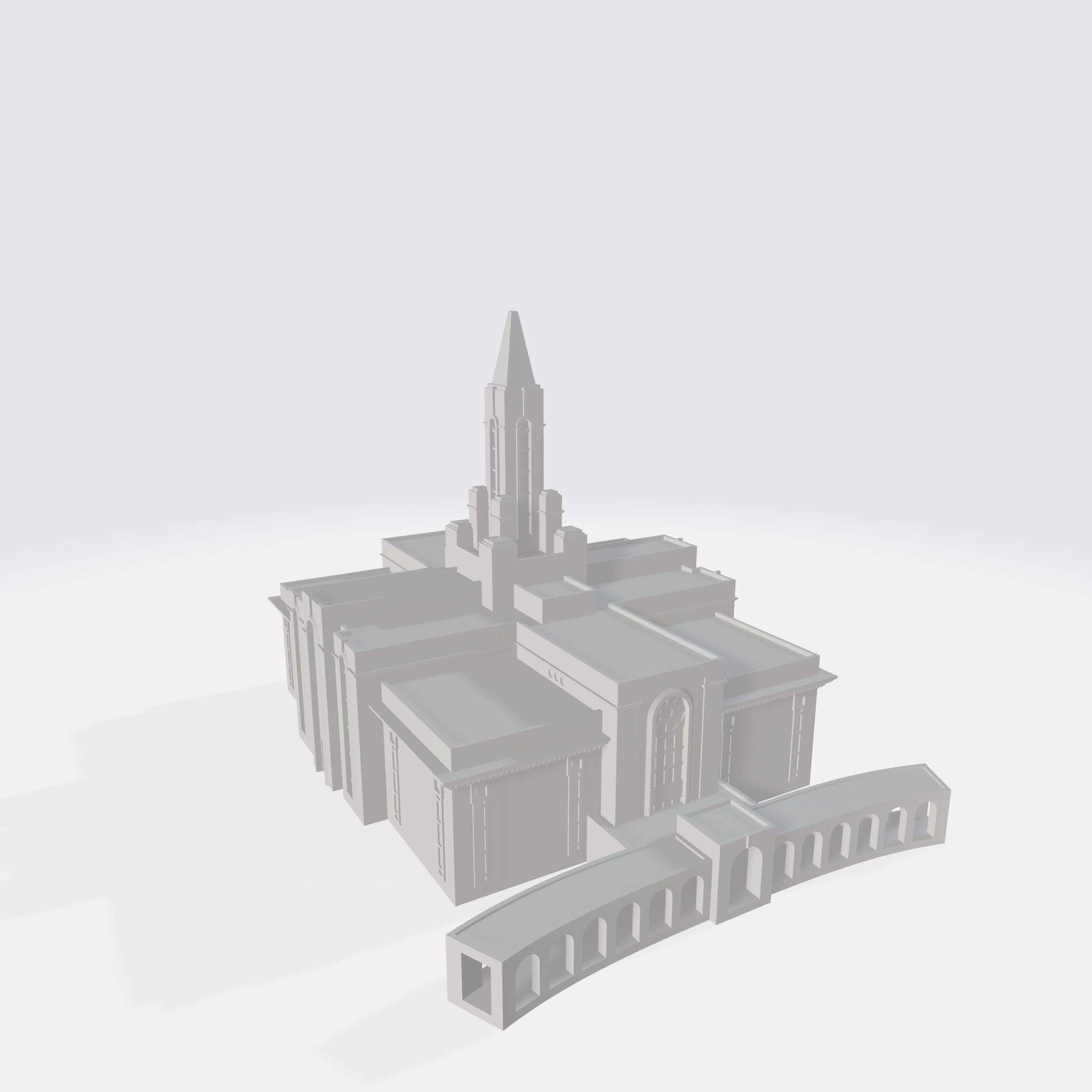 Downloadable 3D Model - Bountiful Utah Temple - 3D Printable - Etsy