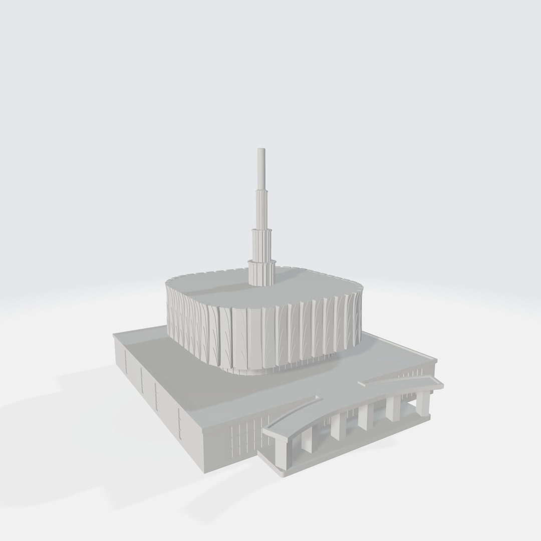 Downloadable 3D Model - Provo Utah Temple - 3D Printable - Etsy