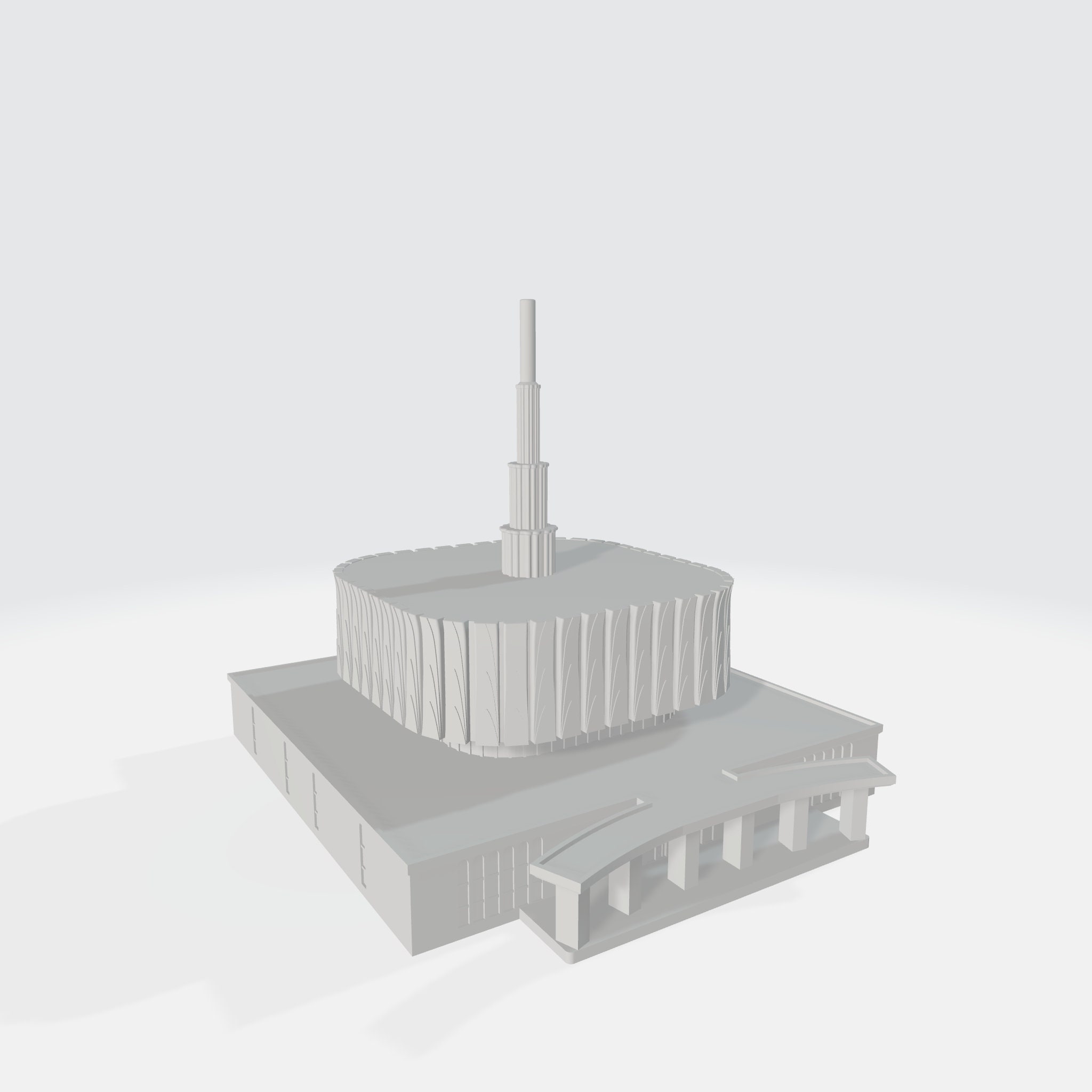 Downloadable 3D Model Provo Utah Temple 3D Printable - Etsy