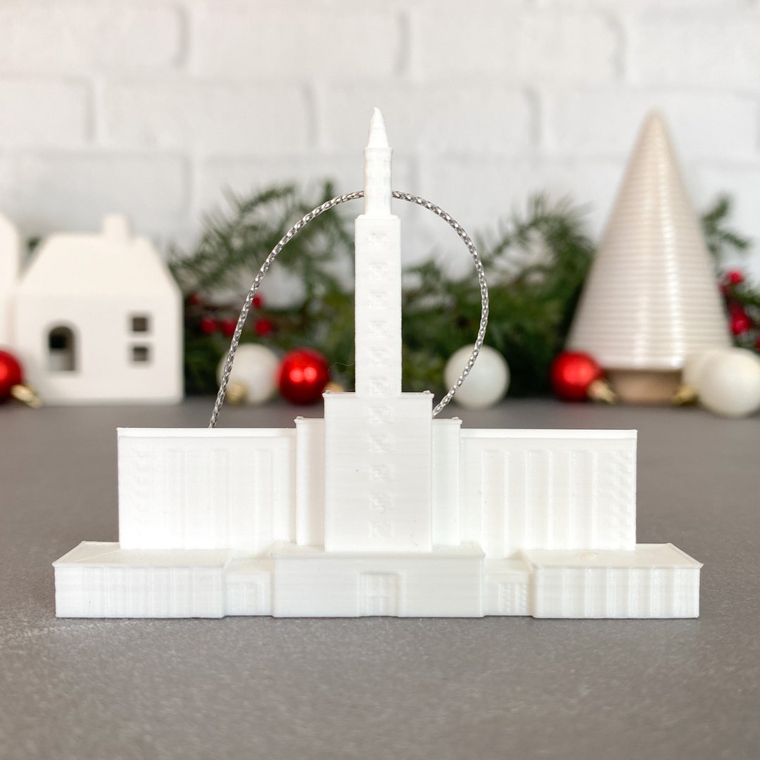 Los Angeles California Temple Christmas Tree Ornament - Church of Jesus ...