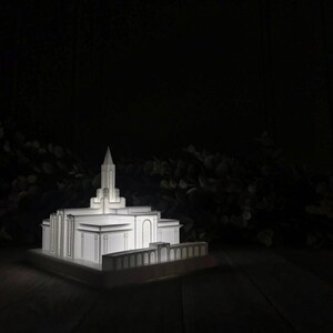 Bountiful Utah Latter-day Temple Night Light Statue LDS | Etsy