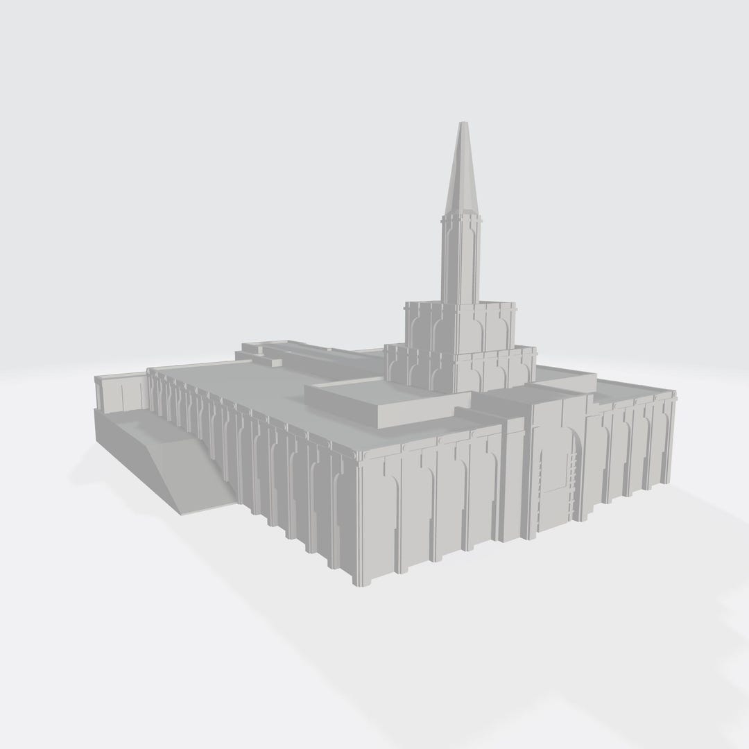 Downloadable 3D Model - Toronto Ontario Temple - 3D Printable - Etsy