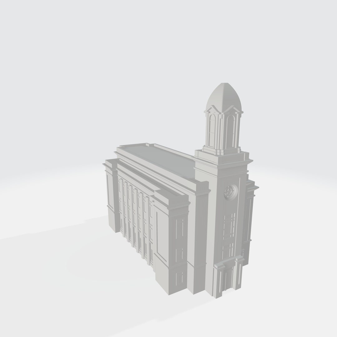 Downloadable 3D Model - Cedar City Utah Temple - 3D Printable - Etsy