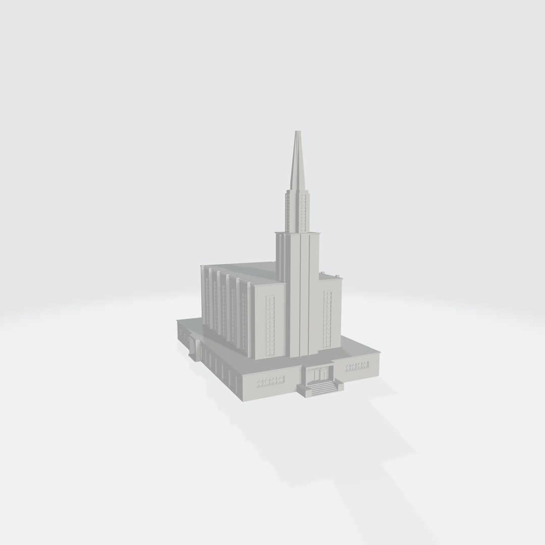 Downloadable 3D Model -bern Switzerland Temple - 3D Printable - Etsy