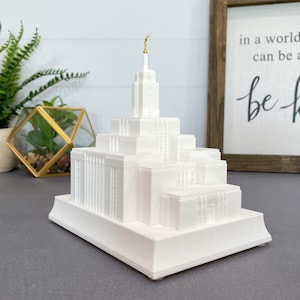 Draper Utah Latter-day Temple Night Light Statue - LDS - the Church of ...