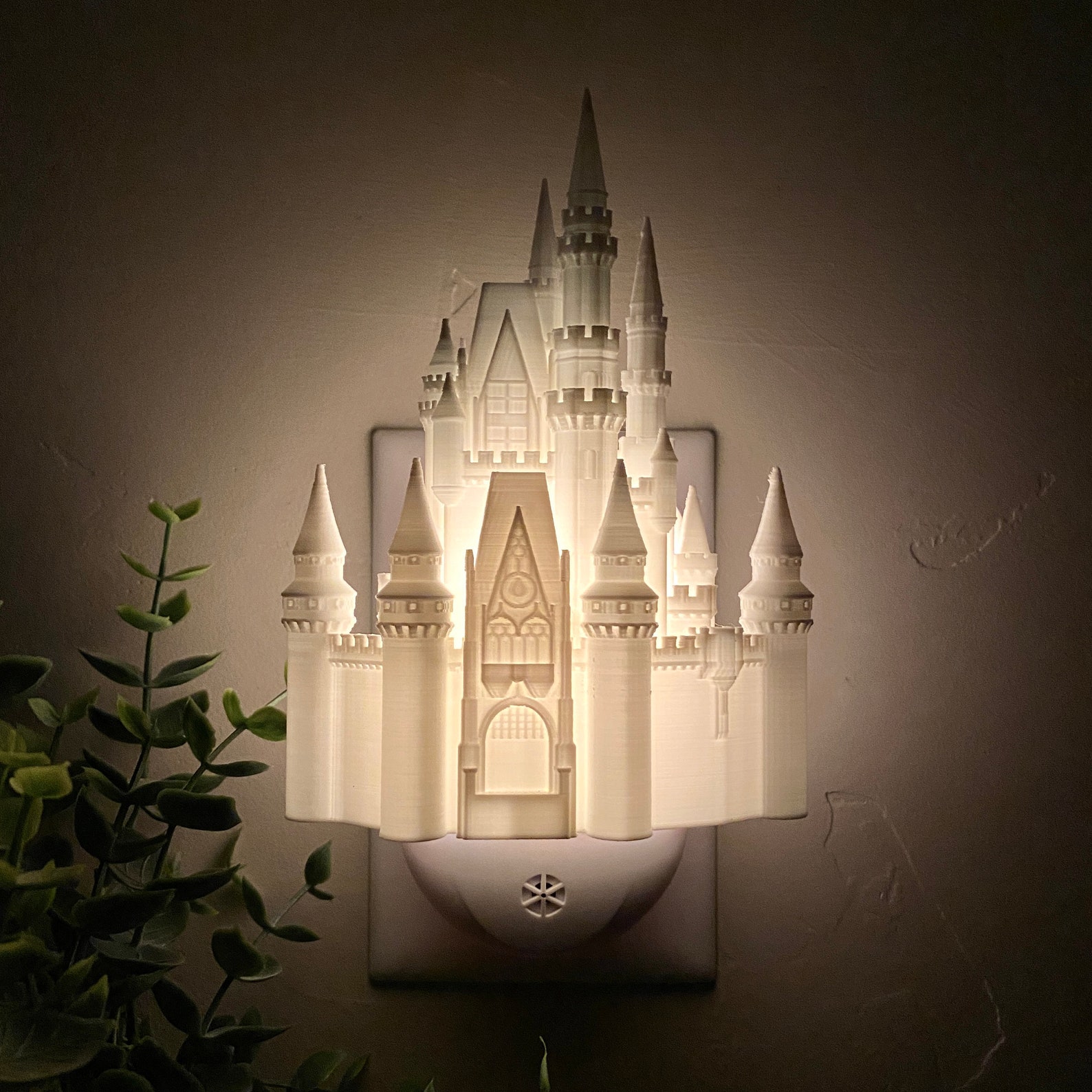 Cinderella Castle Wall Night Light Plug-in LED Disney - Etsy