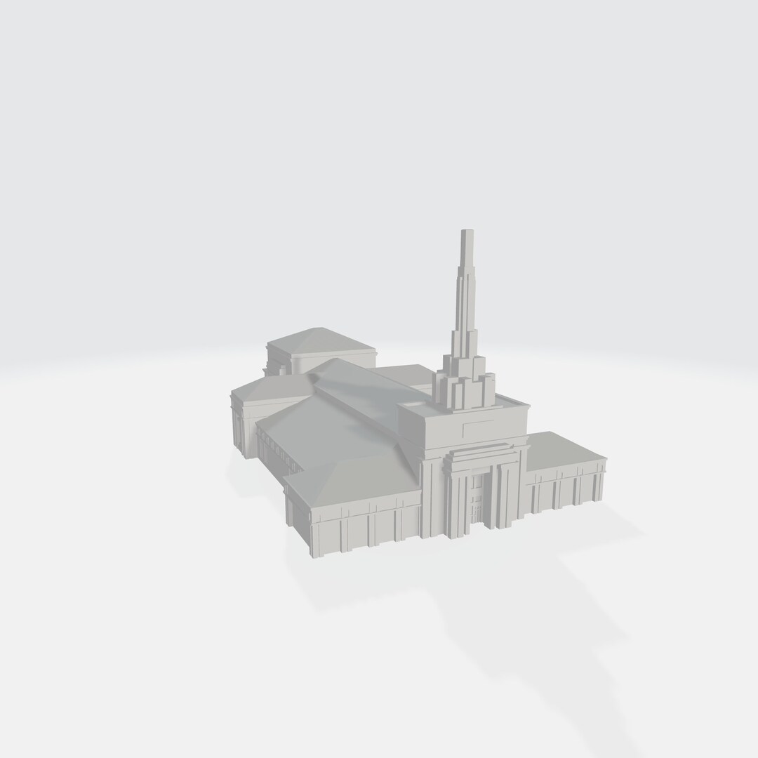 Downloadable 3D Model - Apia Samoa Temple - 3D Printable - Etsy