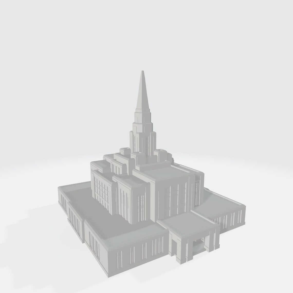 Downloadable 3D Model - Ogden Utah Temple - 3D Printable - Etsy
