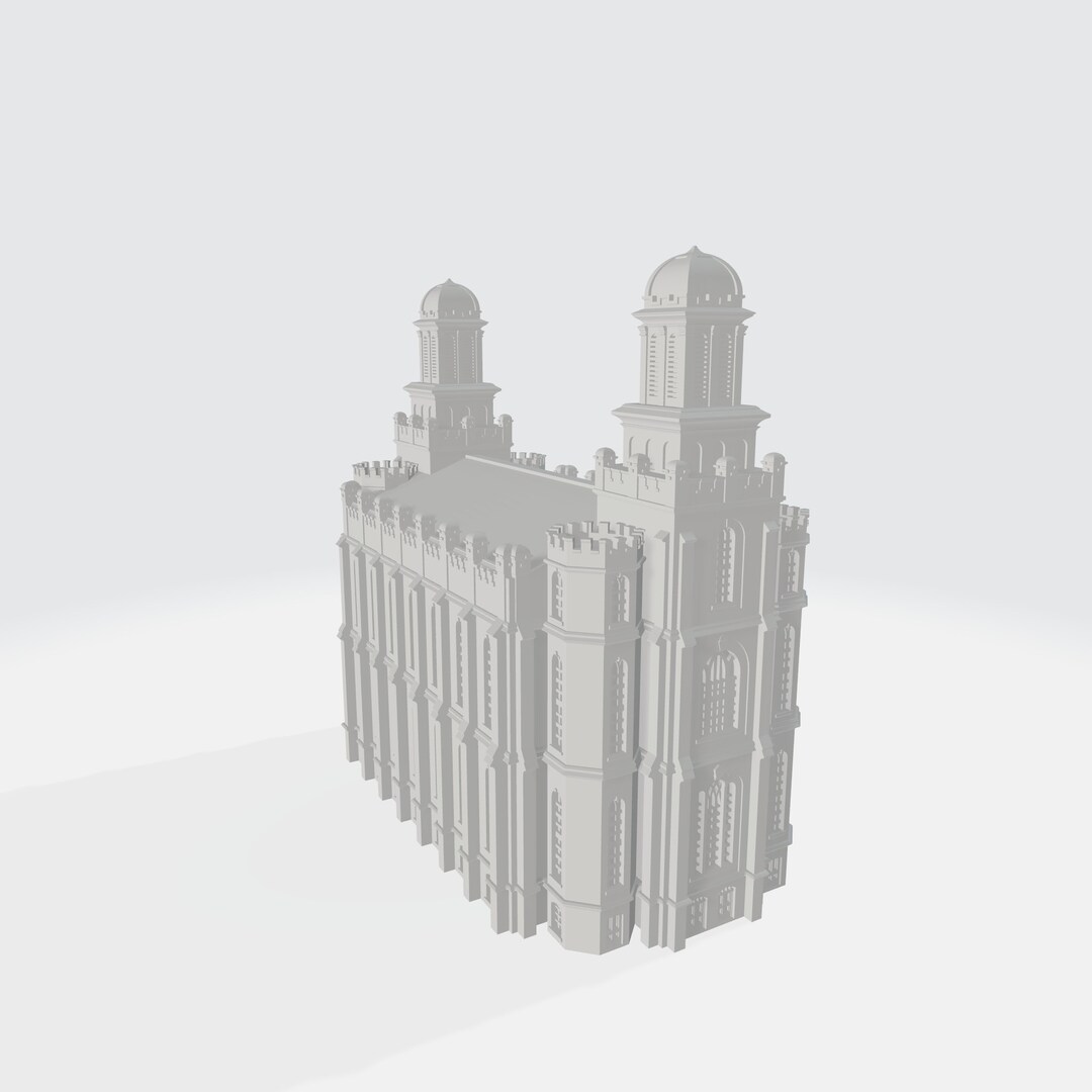 Downloadable 3D Model - Logan Utah Temple - 3D Printable - Etsy