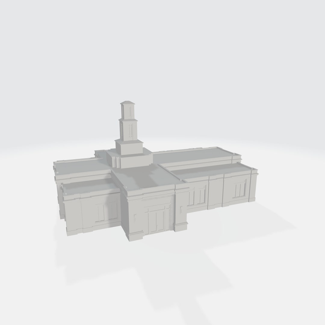 Downloadable 3D Model - Small Generic Temple After Reconstruction #1 ...