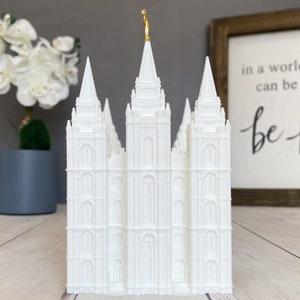 Salt Lake City Utah Latter-day Temple Model - Statue - LDS - the Church ...
