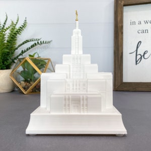 Draper Utah Latter-day Temple Night Light Statue - LDS - the Church of ...