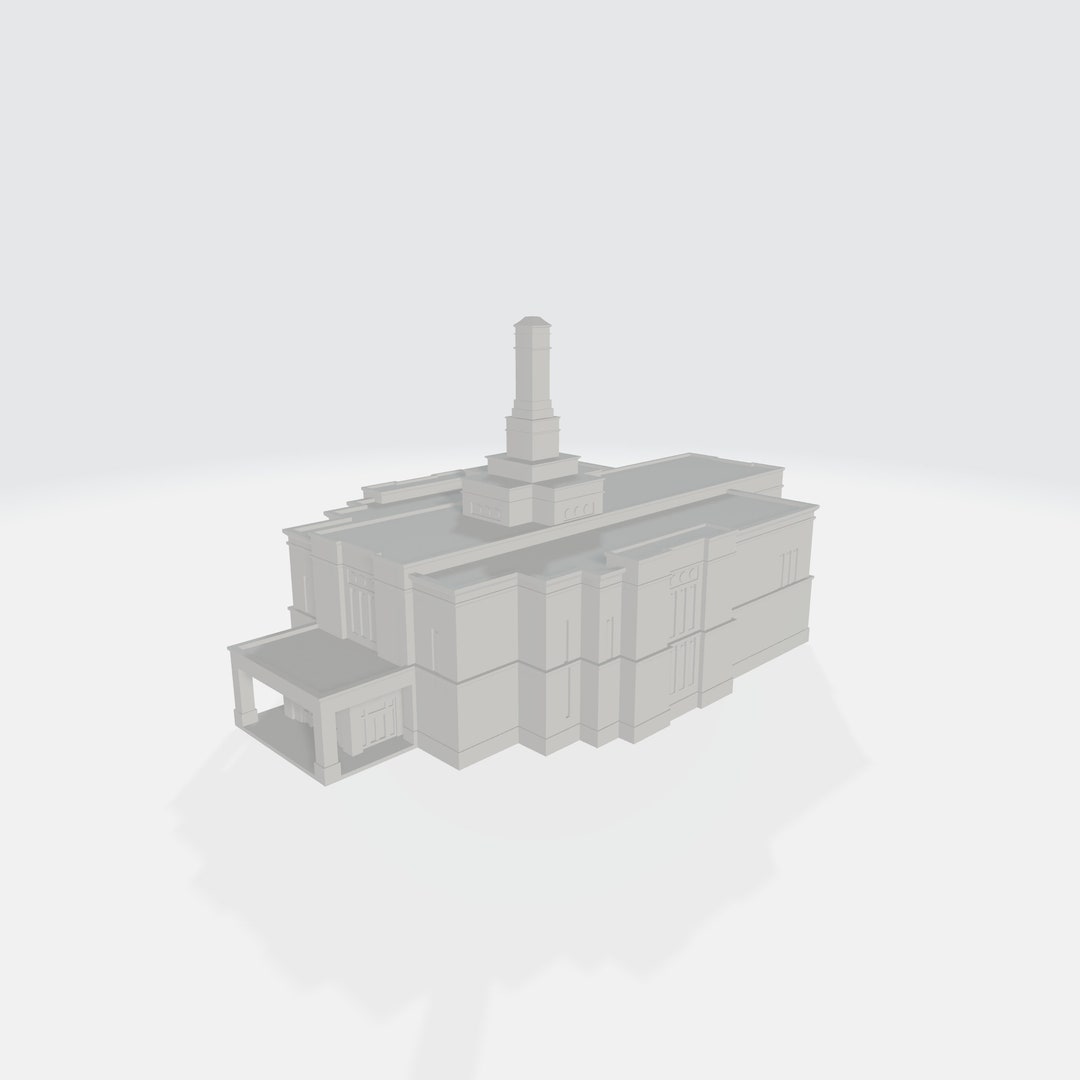 Downloadable 3D Model - Snowflake Arizona Temple - 3D Printable - Etsy