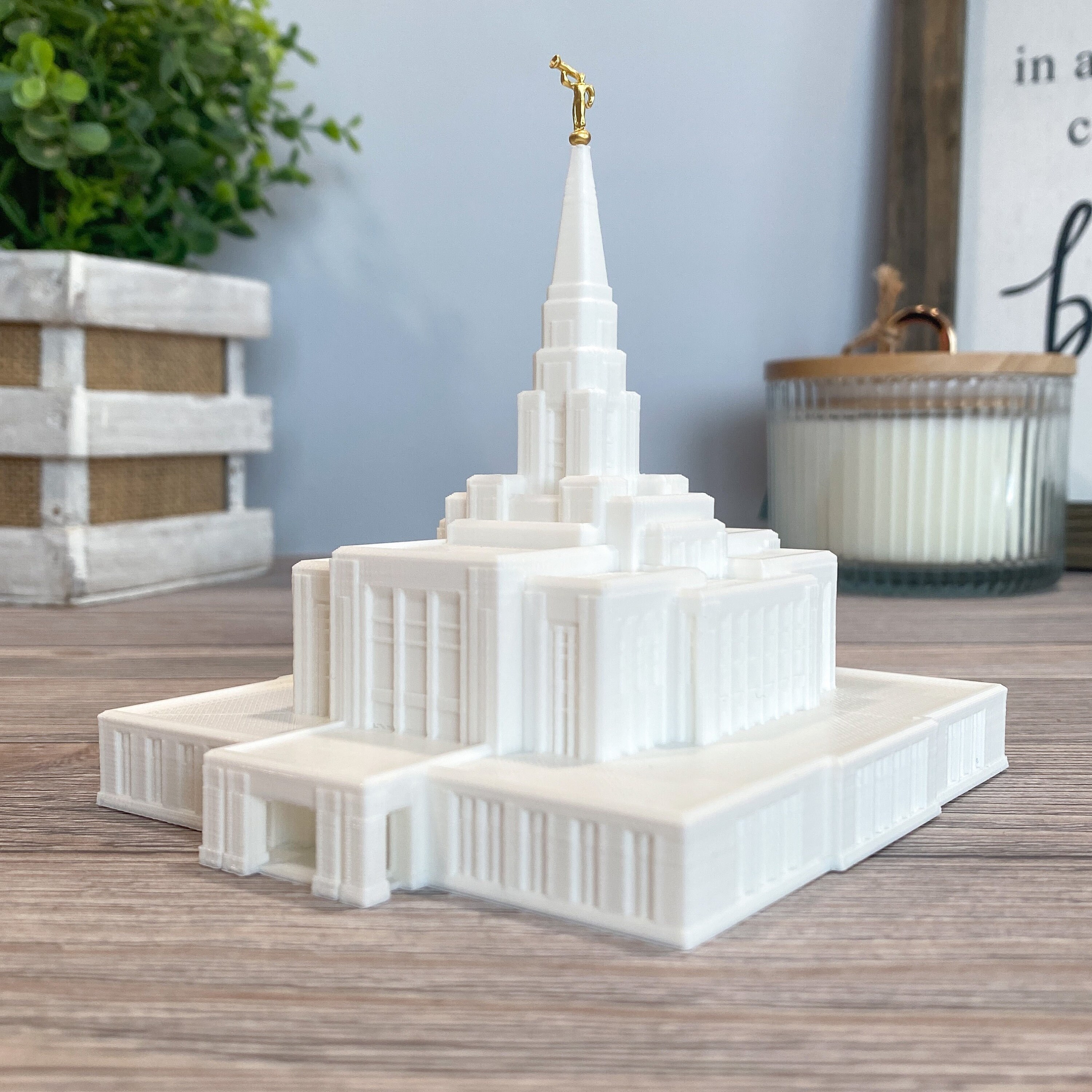 Ogden Utah Latter-day Temple Model - Statue - LDS - the Church of Jesus ...