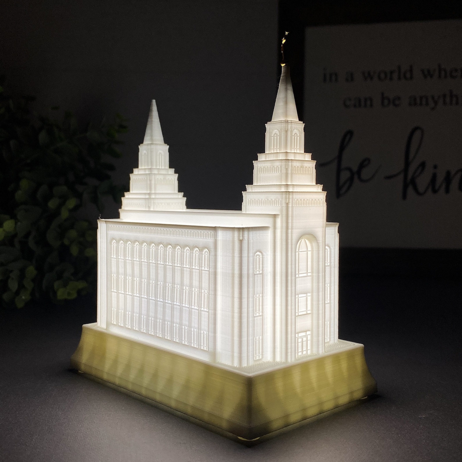 Kansas City Missouri Latter-day Temple Night Light Statue - LDS - the ...